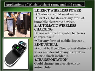 Presentation on WITRICITY | PPTX | Internet of Things | Internet