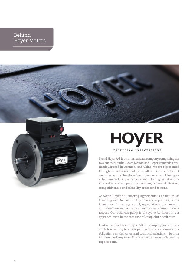 Двигатели взрывозащищенные серии AT Hoyer Motors