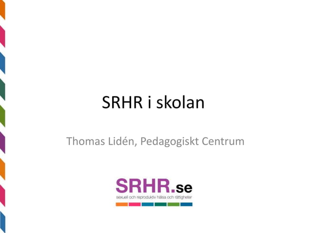 Srhr i skolan | PPT