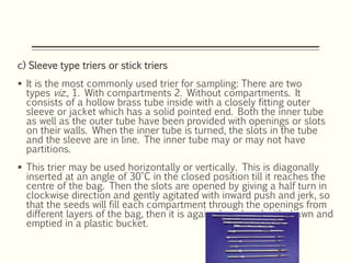 Seed sampling, mixing and dividing | PPTX
