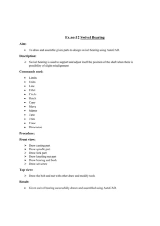 computer aided machine drawing writing material | PDF