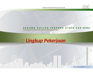 LAPORAN PROGRES KEMAJUAN PEKERJAAN GEDUNG.pptx