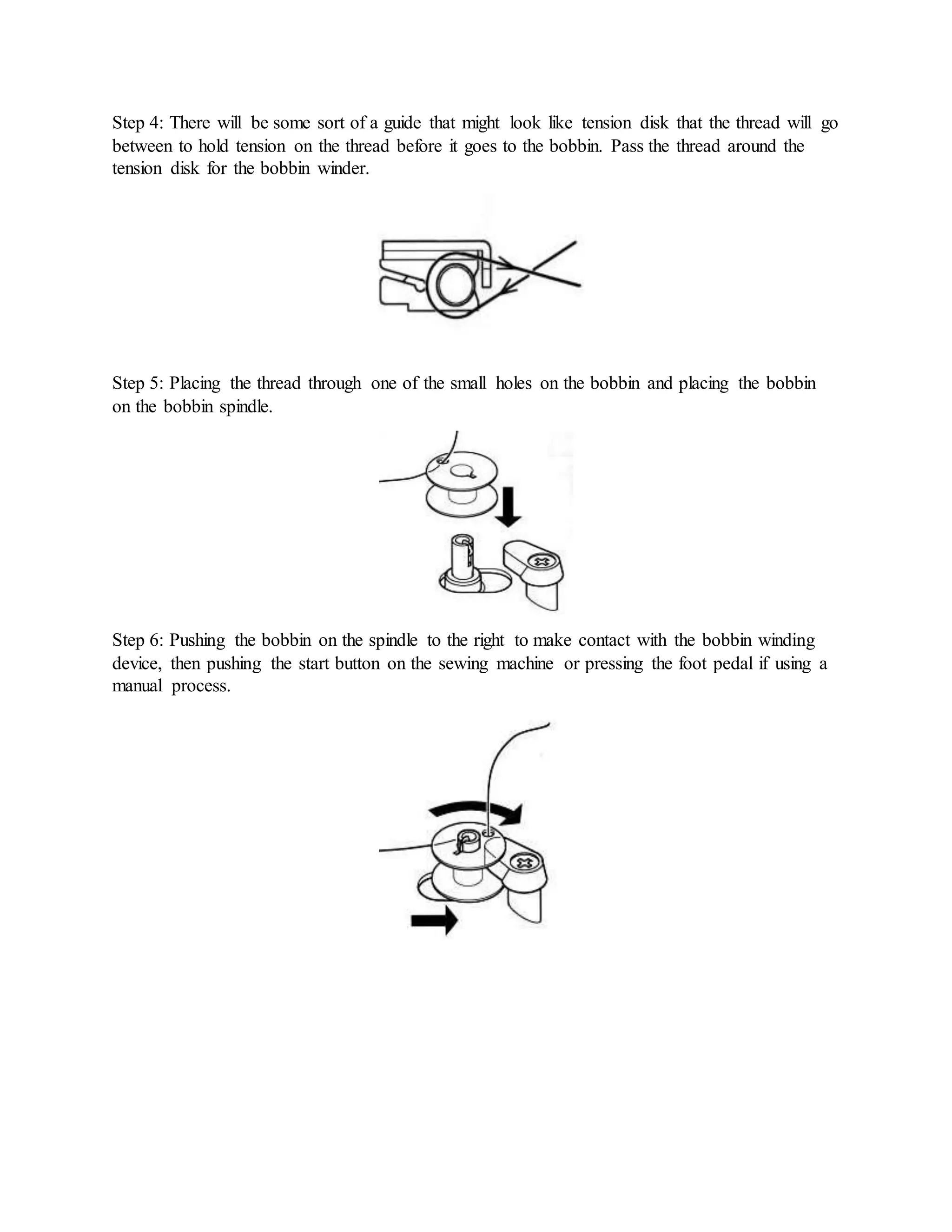 study on threading and bobbin winding | DOCX