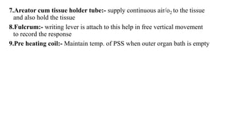 Commonly used instruments in Experimental Pharmacology | PPTX