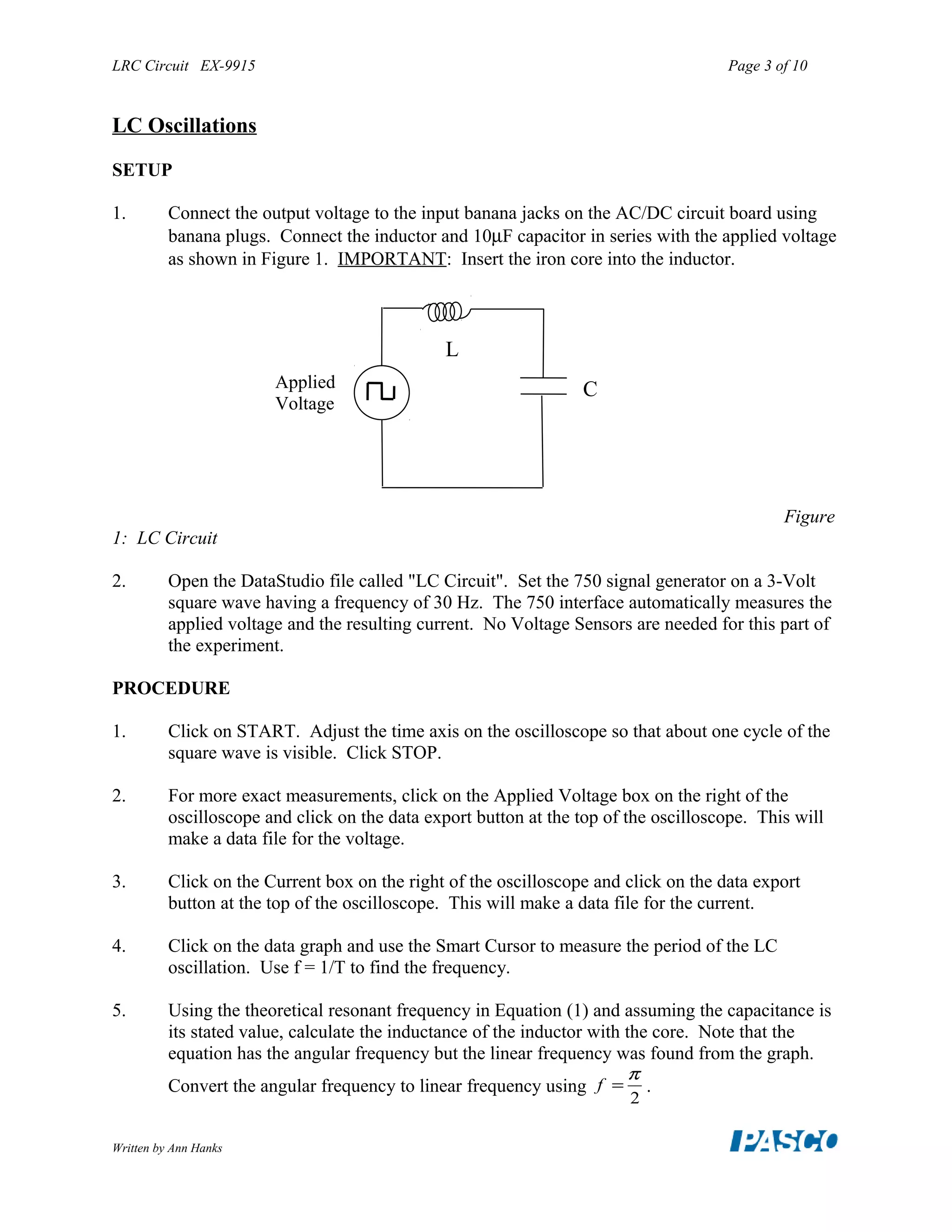 (Ex 9915) lrc circuit | DOC
