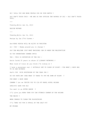 Ex cia timothy felix miltz (bill caseyhoneypot) | PDF