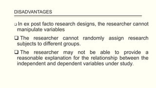 EX-POST-FACTO-RESEARCH-advantages-and-disadvantages.pptx