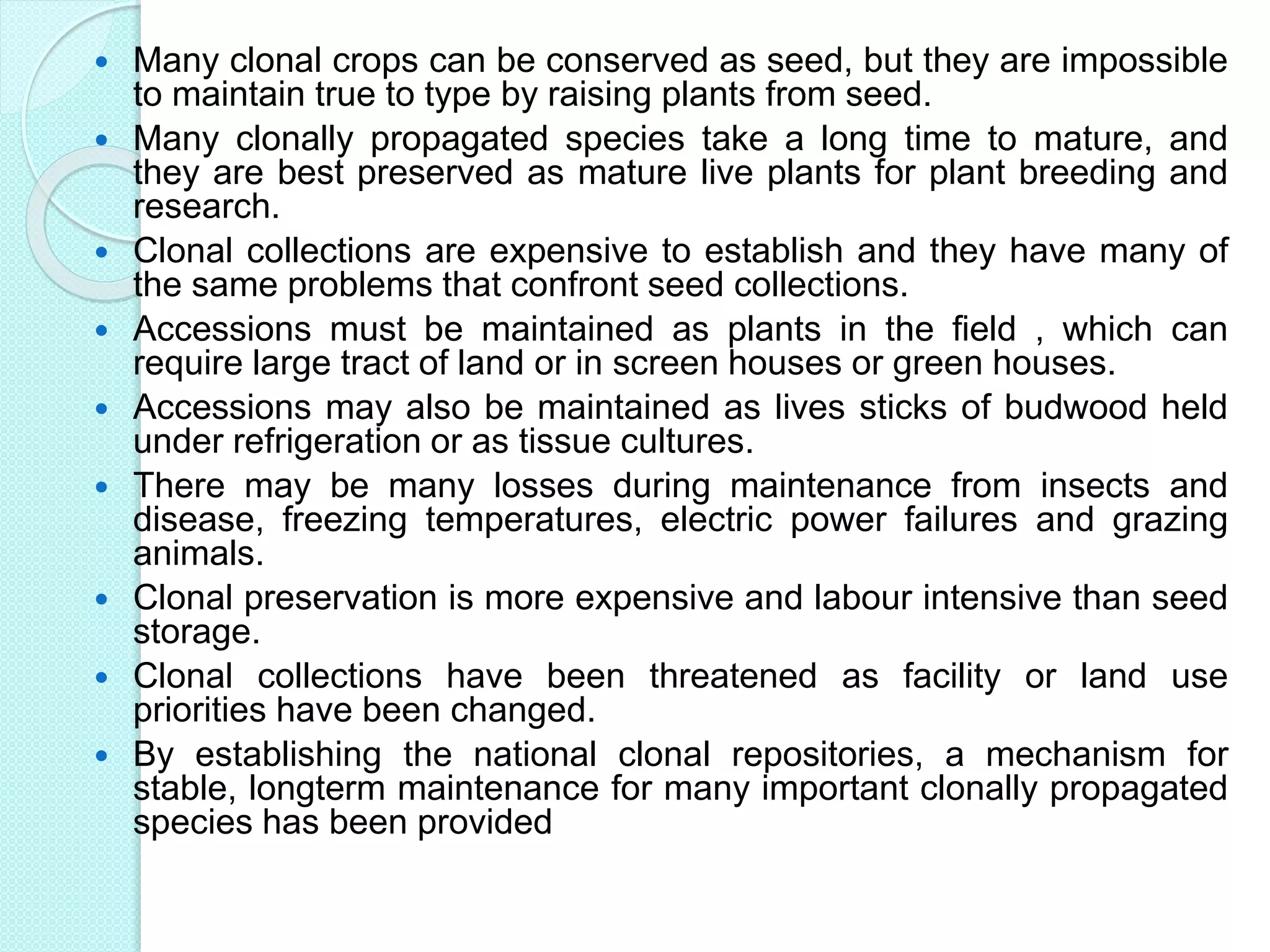 Ex situ conservation | PPTX