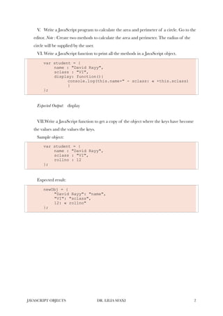 TD1-js-objects | PDF