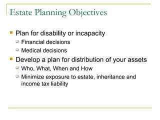 Planning for Retirement and Your Estate Plan | PPT