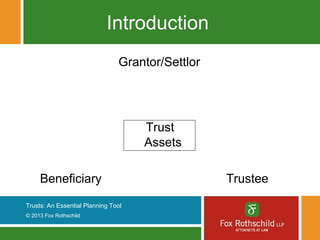 Trusts: An Essential Planning Tool | PPT