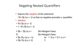 Ex 1.5 Nested Quantifiers.pptxd dnsnsnndj | PPTX