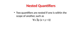Ex 1.5 Nested Quantifiers.pptxd dnsnsnndj | PPTX