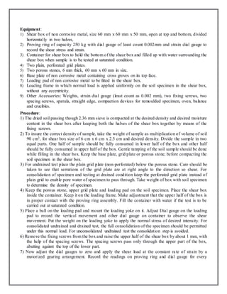 Ex 12 direct shear test | DOCX