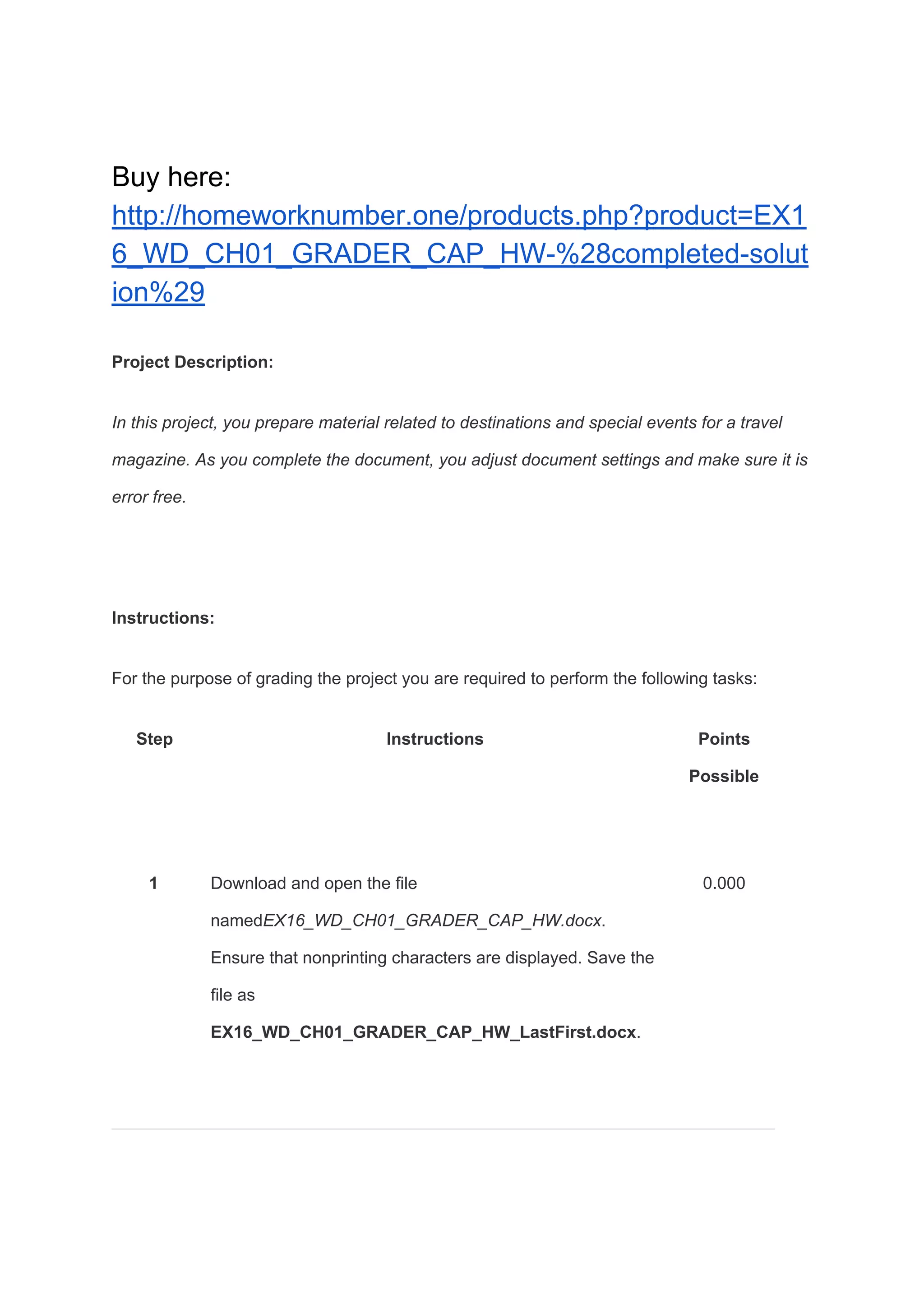 EX16_WD_CH01_GRADER_CAP_HW (completed solution) | PDF