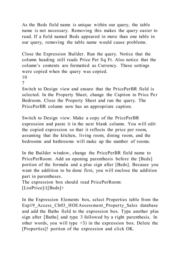 EX19_AC_CH03_GRADER_HOE_AS_InstructionsGrader - Instructi | DOCX | Home Financing | Personal Debt