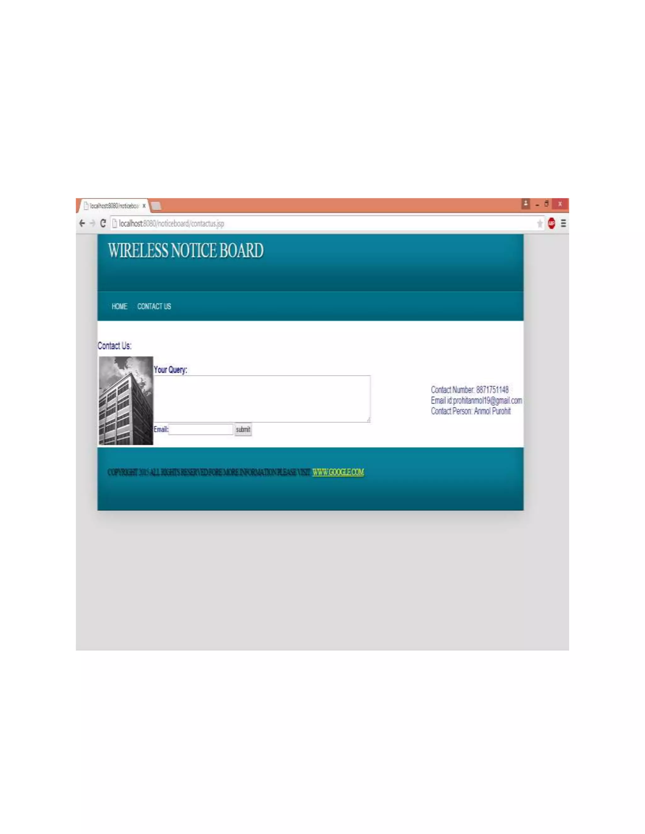 wireless notice board | DOCX