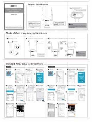 Bộ kích sóng Totolink, bộ tiếp sóng Wifi EX200 Totolink | PDF
