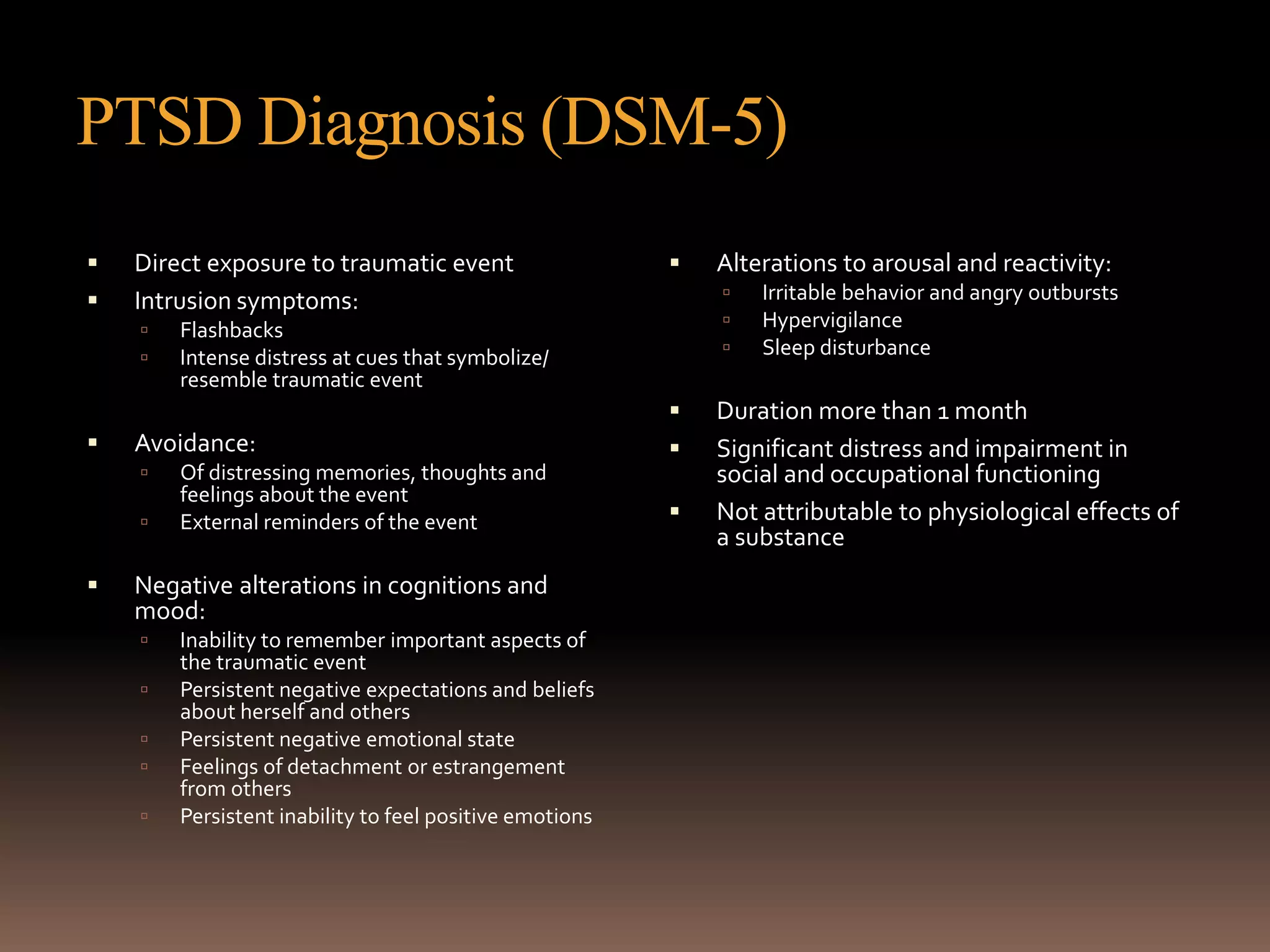 Dark Places: A surprisingly accurate movie depiction of PTSD! | PPTX
