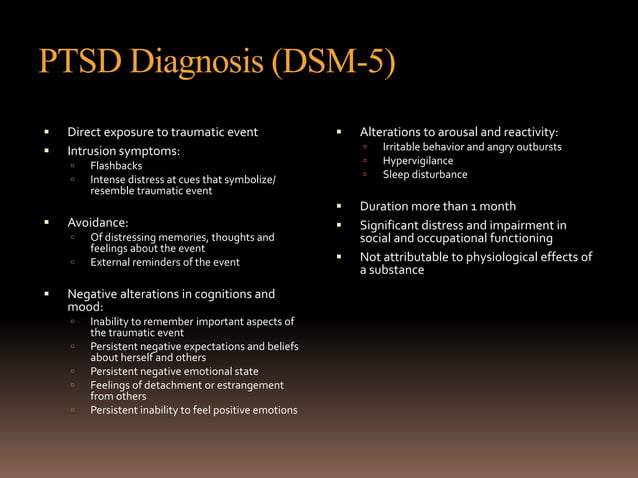 Dark Places: A surprisingly accurate movie depiction of PTSD! | PPT