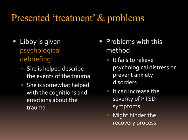 Dark Places: A surprisingly accurate movie depiction of PTSD! | PPT