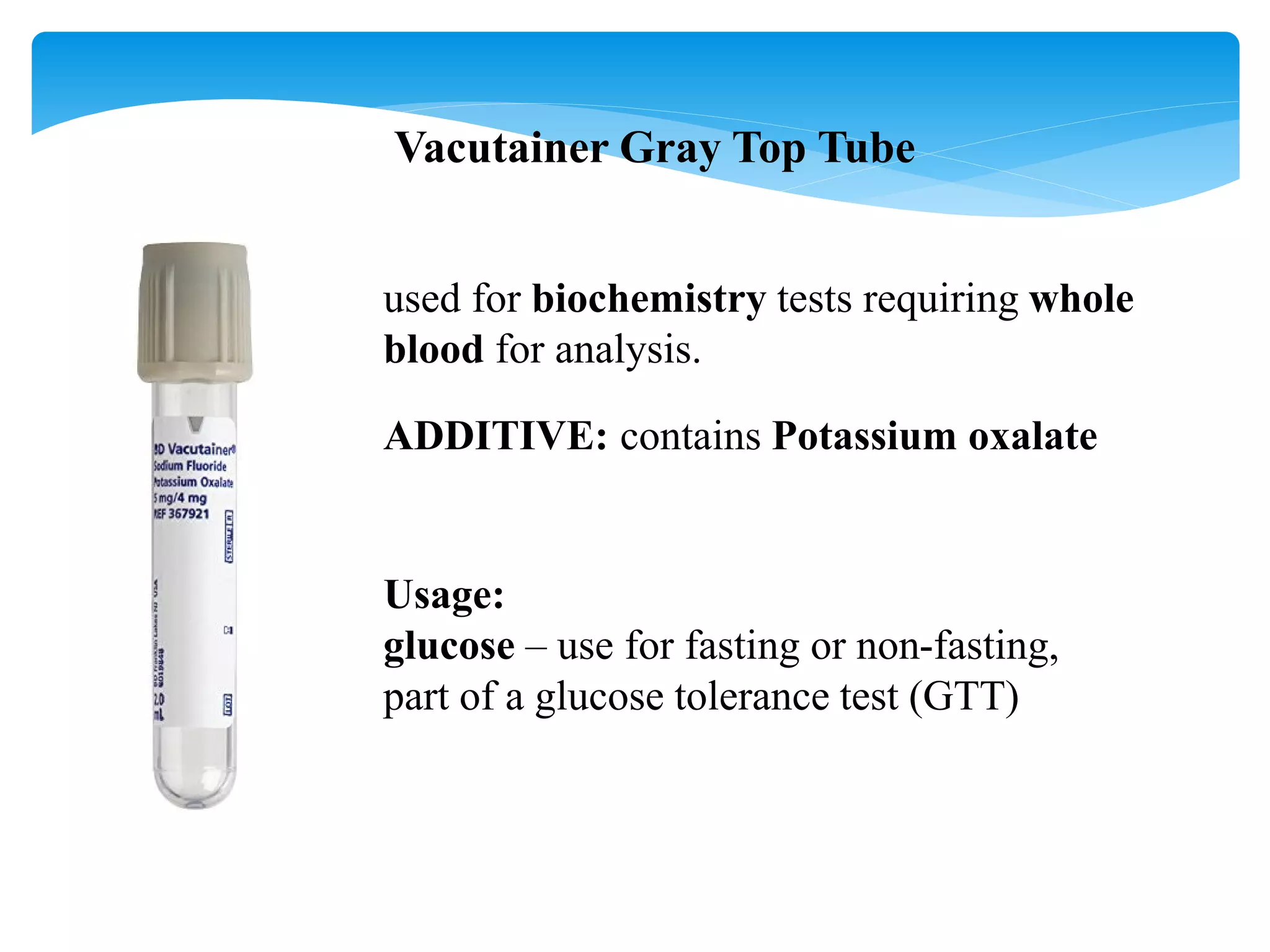 Anticoagulant and Blood Collecting Tubes | PDF