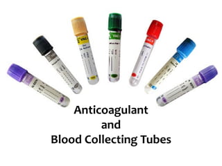 Anticoagulant and Blood Collecting Tubes | PDF