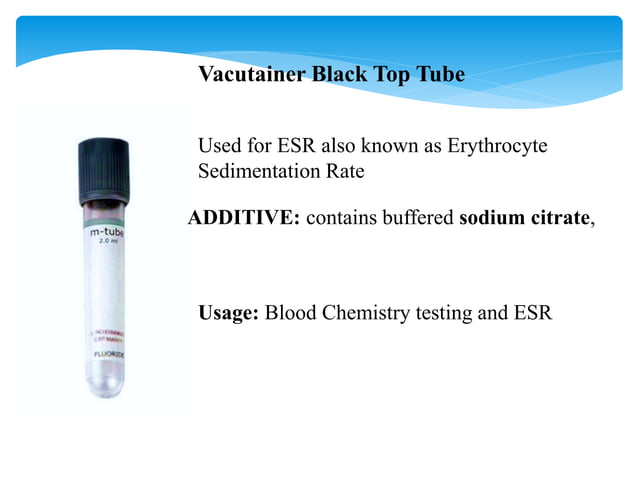Anticoagulant and Blood Collecting Tubes | PDF | Blood Disorders ...