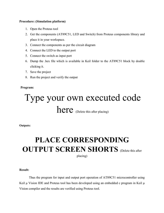 Proteus and Keil software Demonstration - MP | PDF | Computer Software and Applications | Computing