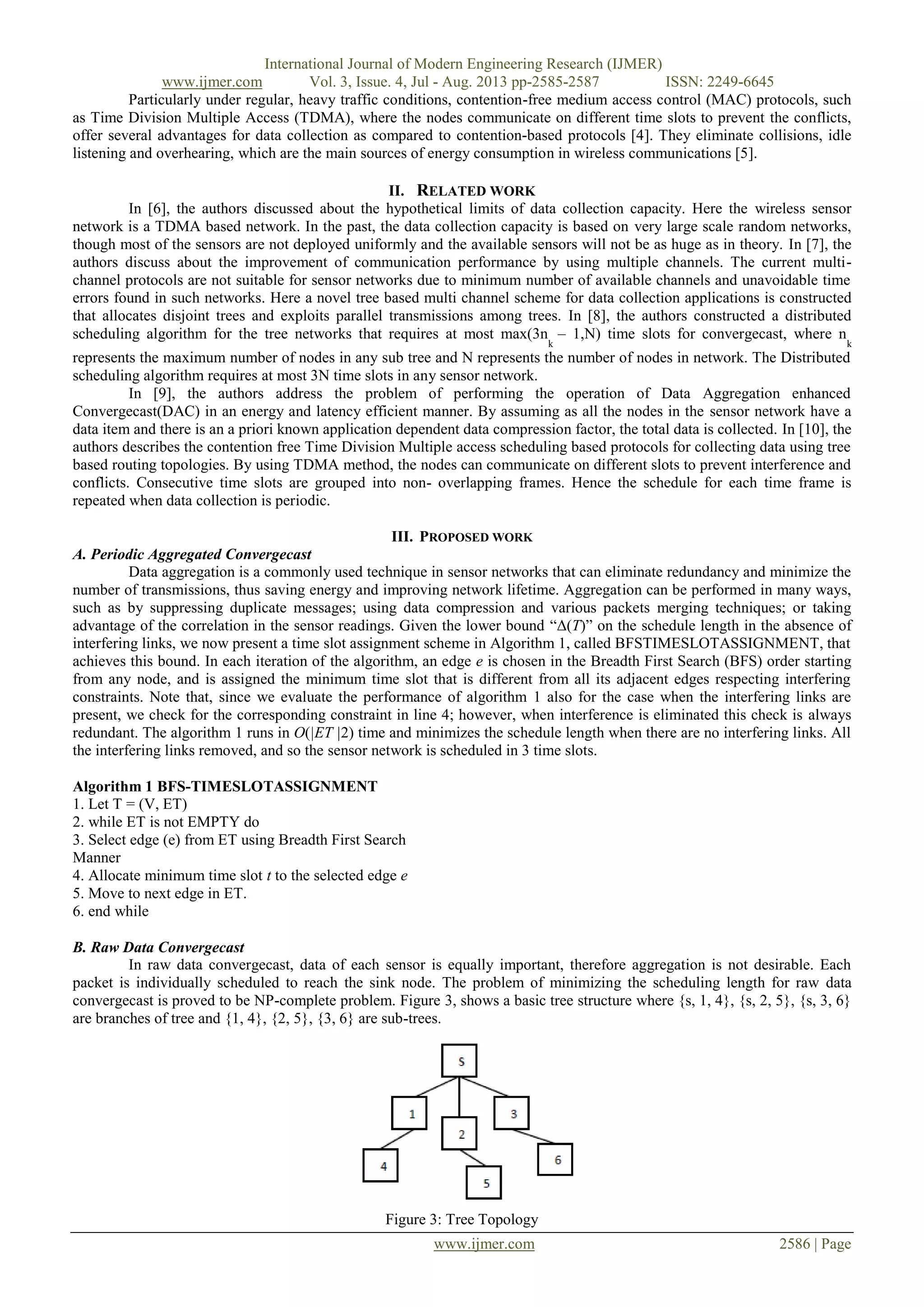 Optimal Converge cast Methods for Tree- Based WSNs | PDF | Internet of Things | Internet