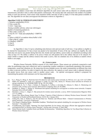Optimal Converge cast Methods for Tree- Based WSNs | PDF | Internet of Things | Internet
