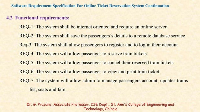 Online Ticket Reservation System-SRS, ERD, DFD, Structured Charts ...