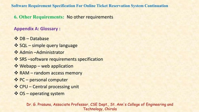 Online Ticket Reservation System-SRS, ERD, DFD, Structured Charts ...