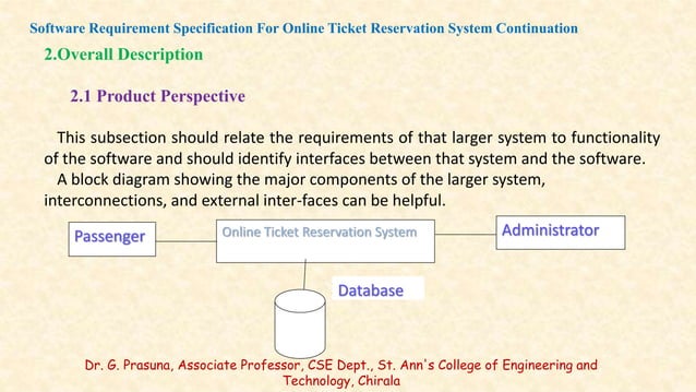 Online Ticket Reservation System-SRS, ERD, DFD, Structured Charts ...