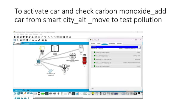 Ex3smart Home Automation Using Cisco Packet Tracer 1pptx Technology And Computing