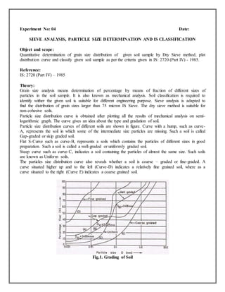 Ex 4 sieve analysis and soil classification | DOCX