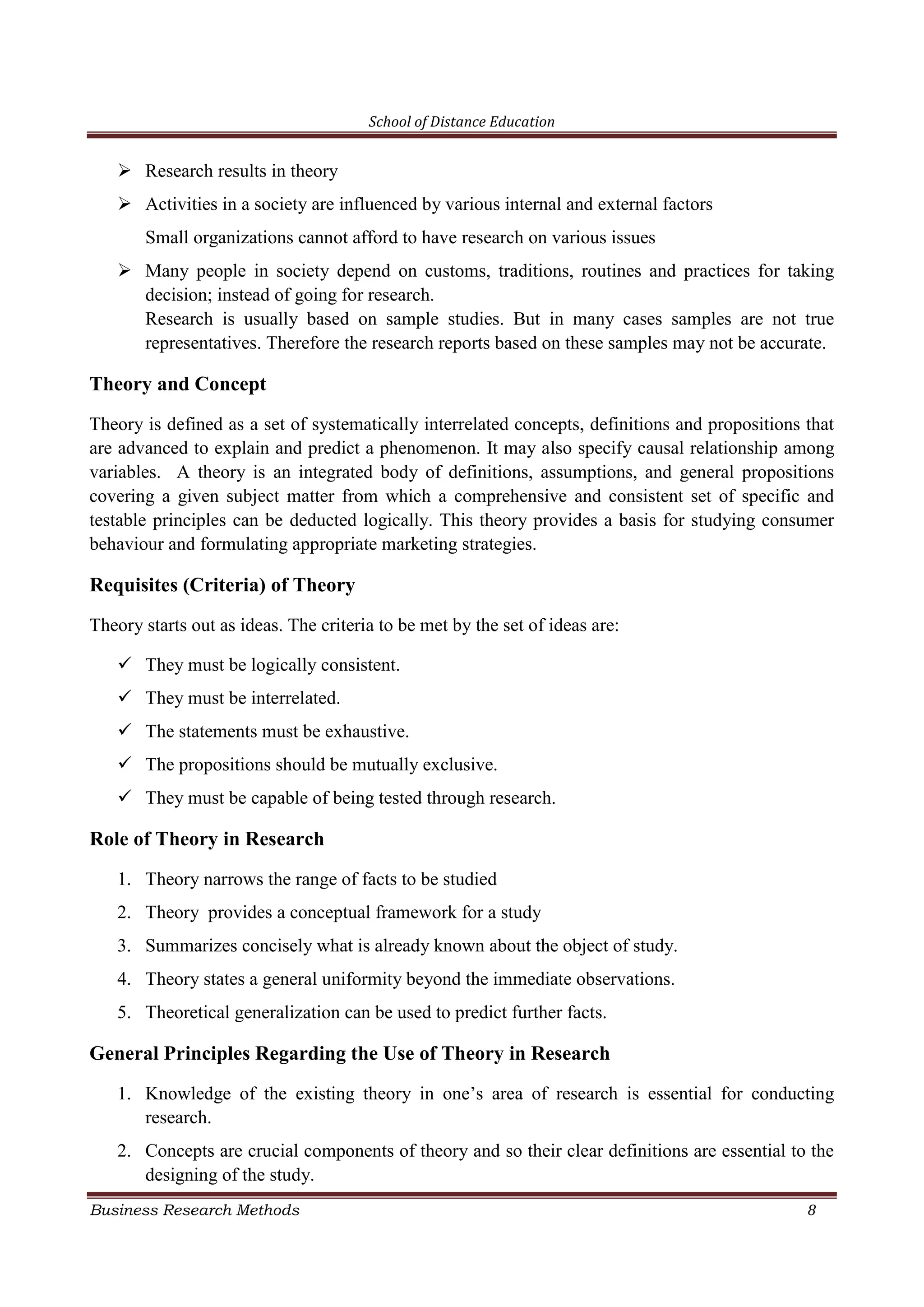 BUSINESS RESEARCH METHODS | PDF