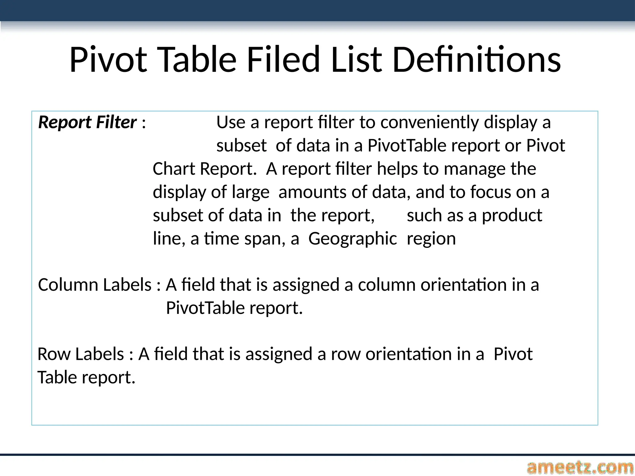 Ex 5 Pivot table study material1111.pptx