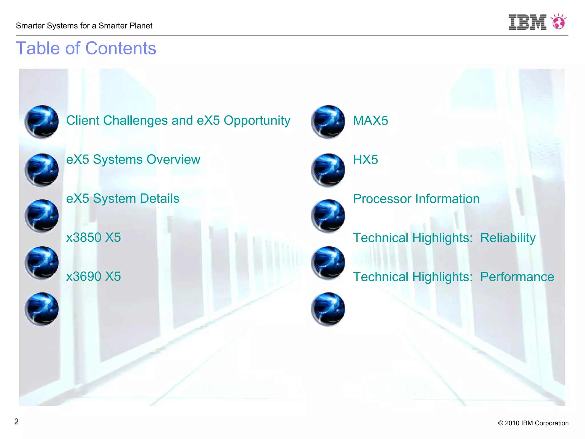 IBM ex5 Technical Overview | PPT