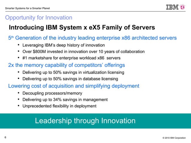 IBM ex5 Technical Overview | PPT