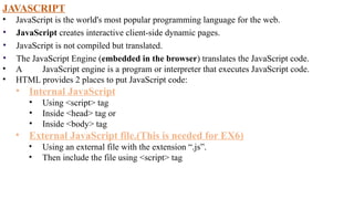 Exercise no: 6 java script fundamentals.pptx