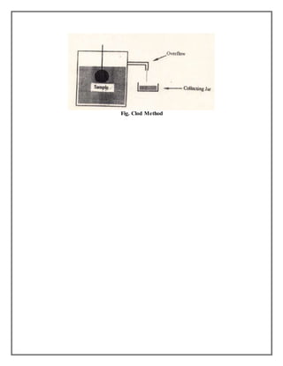 Ex 6 c field density by clod method | PDF