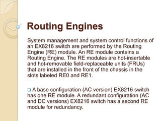 Ex8216 Core Switch | PPTX