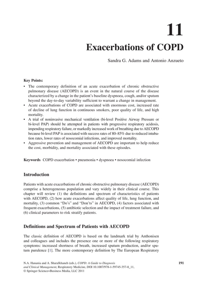 Exacerbation Of Copd 11 Pdf