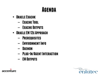 Exachk and oem12c | PPT