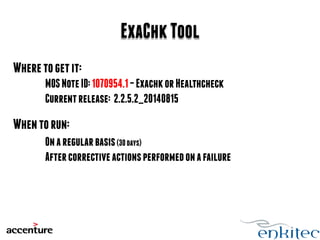 Exachk and oem12c | PPT