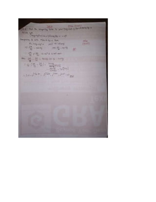 Exact differential equation | DOCX