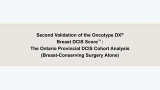 DCIS Topic-Driven Round Table: Decision-Making and Treatment Choices | PPTX