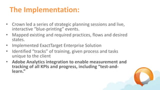 ExactTarget Connections Adobe Analytics & ExactTarget Integration | PPT