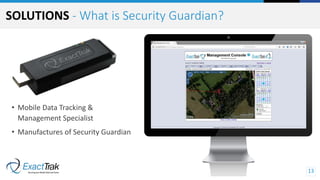 Introducing Security Guardian from ExactTrak | PPTX | Computing ...